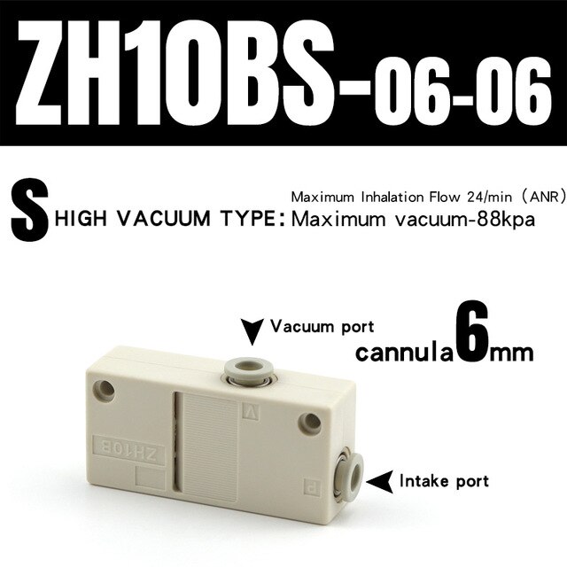 SMC Typ Pneumatische Vakuum Generator ZH05BS ZH07B... – Grandado