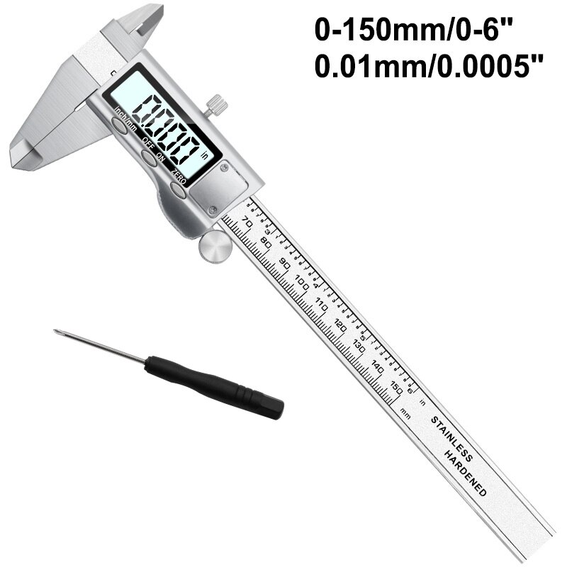 0-150mm Vernier Caliper Measuring Tool Stainless S... – Grandado