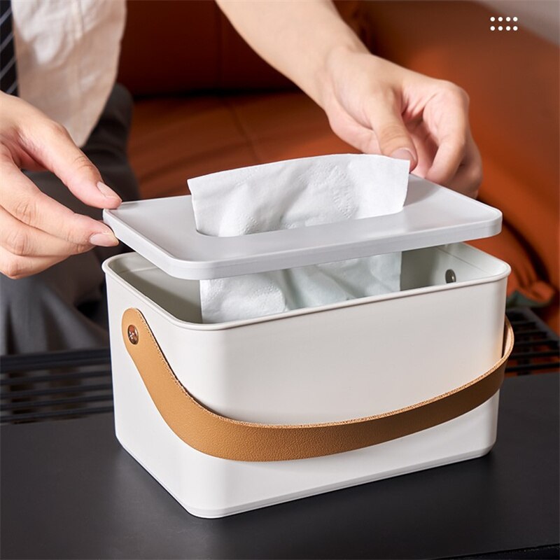 Simple Japanese Tissue Box Portable Napkin Storage... – Grandado