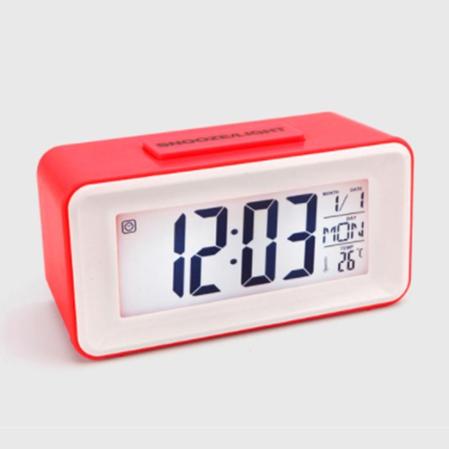 LED Desk Digital Clock Sound Control Backlight Sno... – Grandado