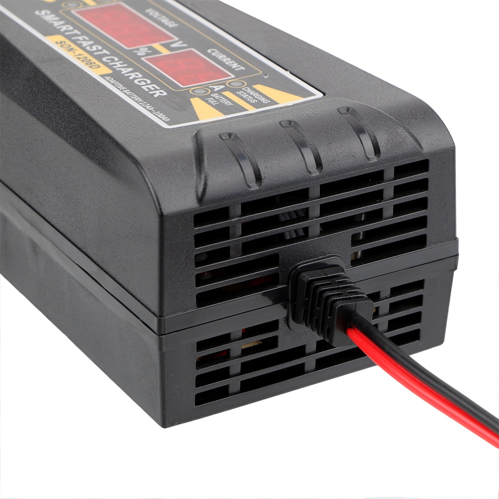 12V 6A LCD Display US EU Plug Lead Acid Battery-ch... – Grandado