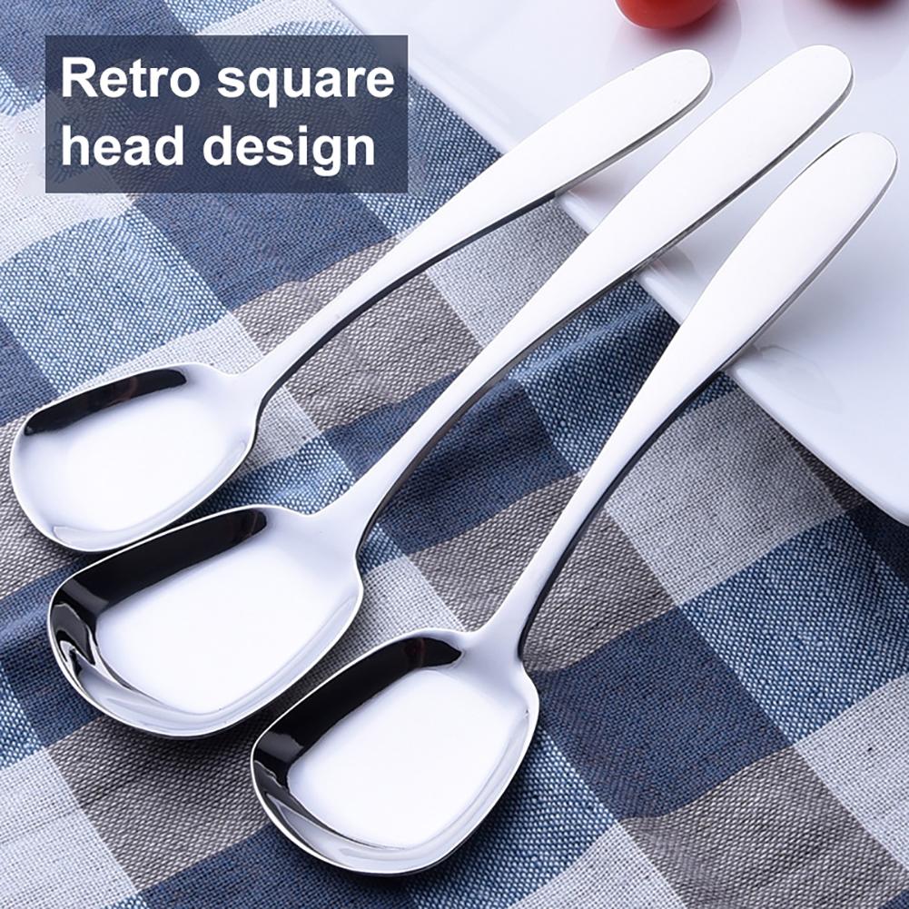 Tablespoons Large Public Square Head Stainless Ste... – Grandado