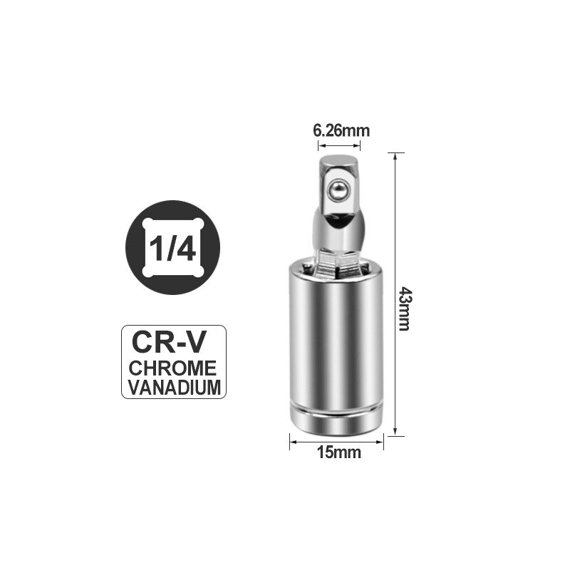1/4" 3/8" 1/2" Universal Joint Set ... – Vicedeal