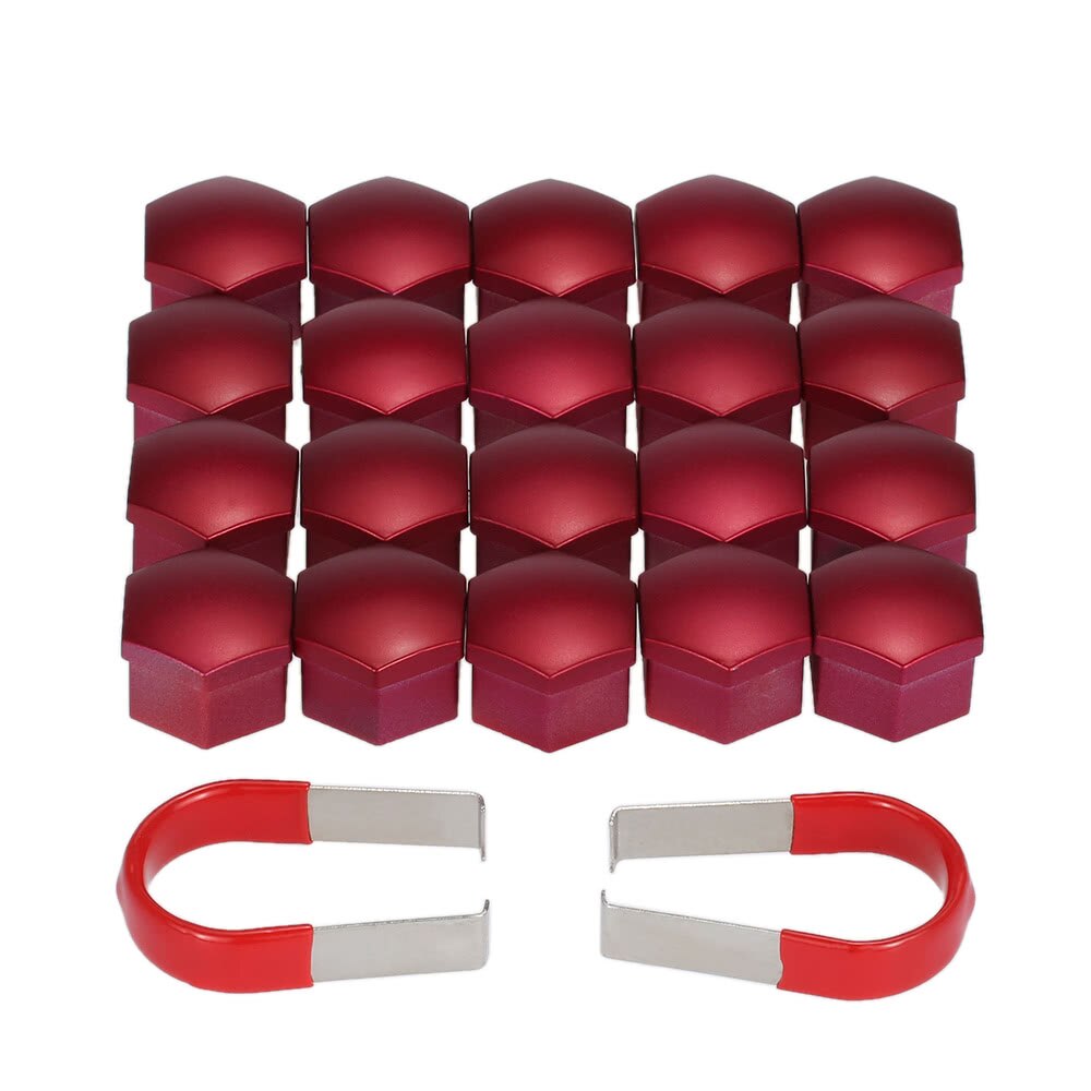 20x universal 17mm krom bil hjul møtrik hætter aut... – Vicedeal