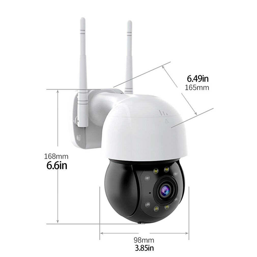 Wireless Wifi Network Spherical Rotating Camera EU... – Grandado