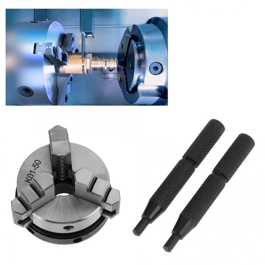 chuck K01-50 50mm Scroll Chuck Mini Hand Chuck wit... – Grandado