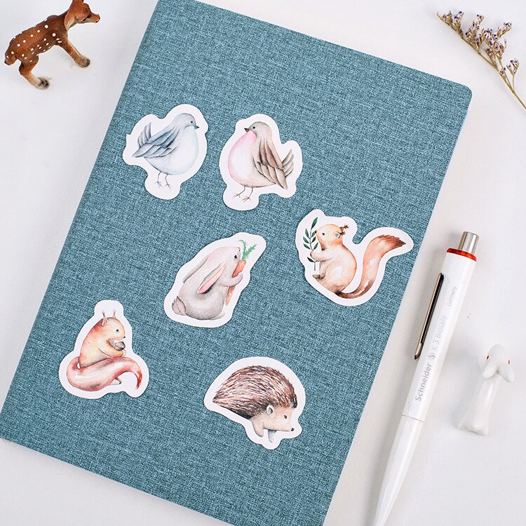 45pcs/box Hedgehog Libert Stationery Stickers Deco... – Grandado