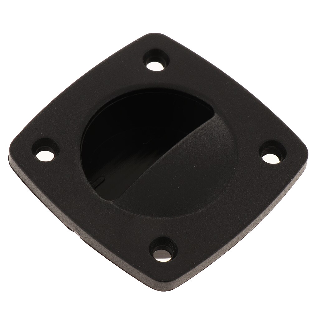 Black Plastic Trap Door Flush Ring Pull Handle For... – Vicedeal
