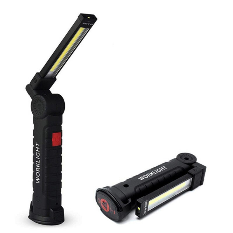 USB Rechargeable LED Flashlight Collapsible COB Po... – Grandado