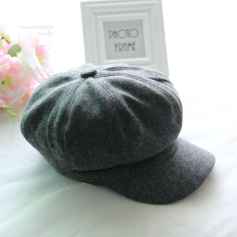 Ladies Womens Vintage 8 Panel Wool Baker Boy News ... – Grandado