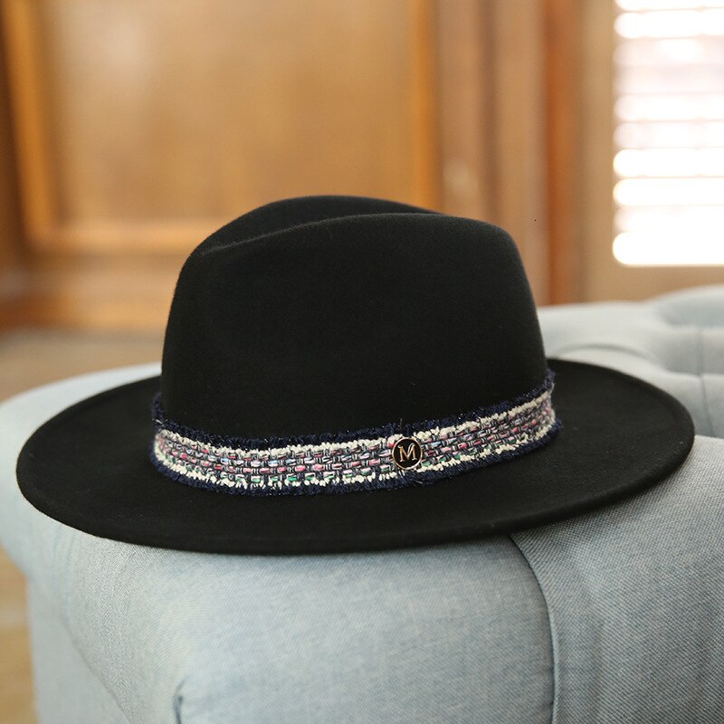 Winter 100% Wol Vrouwen Mannen Dames Fedora Top Ja... – Grandado