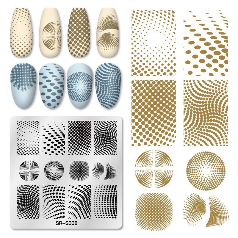 12PCS Nail Art Templates Stamping Plate Set Flower... – Grandado