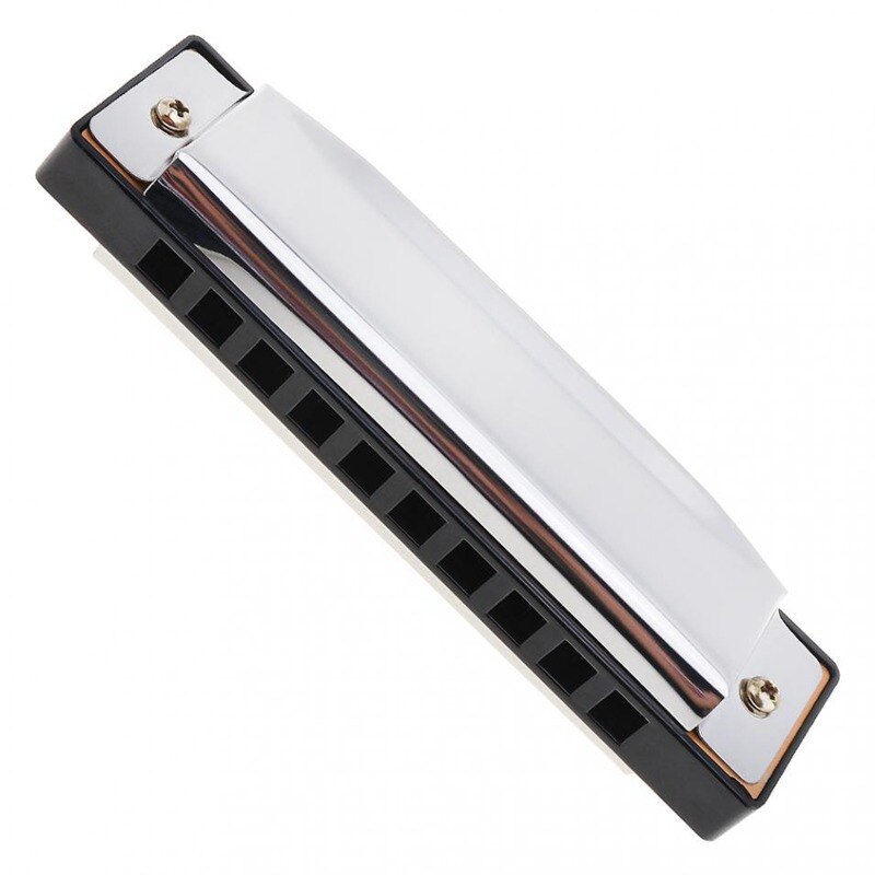 10 Holes Blues Harmonica Musical Instrument Stainl... – Grandado