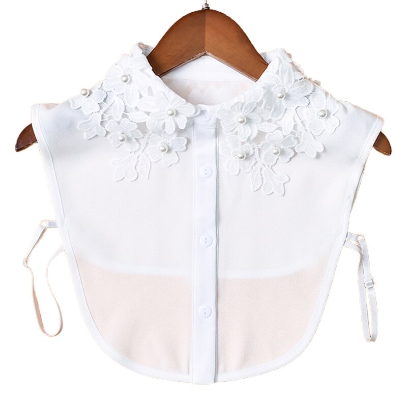 Decorative False Collar Pearl Beading Hollow Out F... – Vicedeal