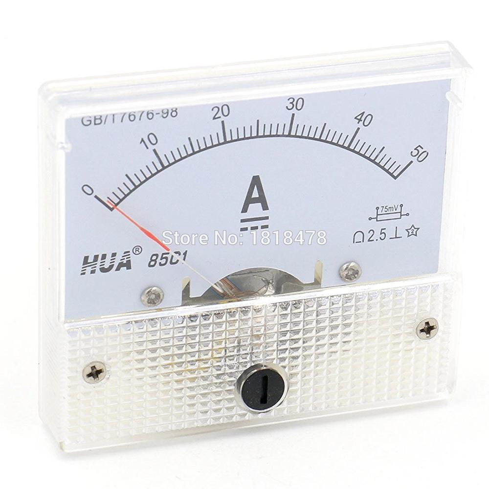 85C1-50A Analog Current Panel Meter DC 0-50A Ammet... – Vicedeal