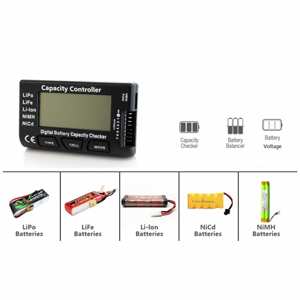 RC CellMeter-7 Digital Battery Capacity Checker Li... – Grandado