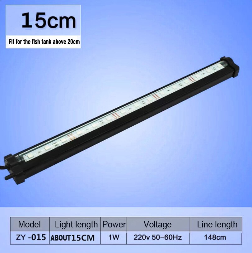 15CM 35CM 55CM Aquarium LED Air Bubble Lighting Fi... – Grandado