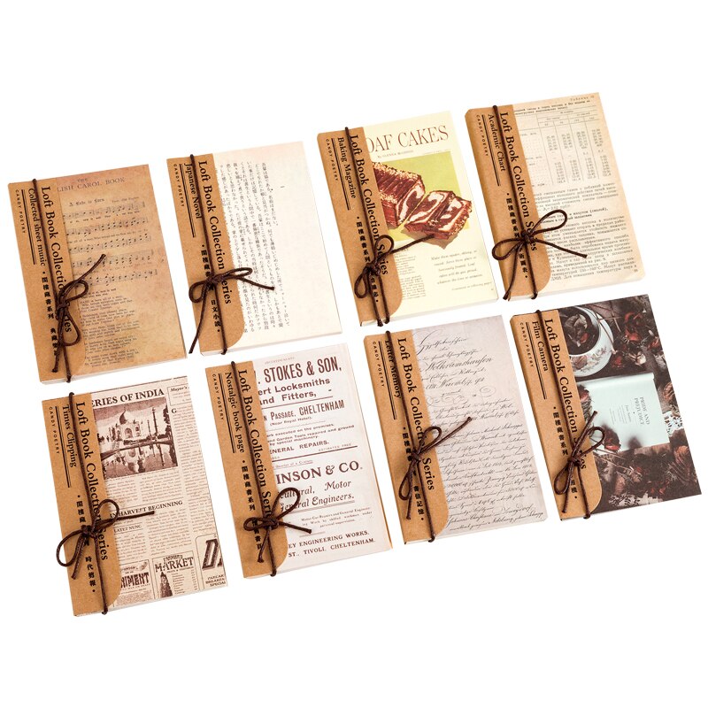 60 pcs Vintage of Old books page Material Paper Ju... – Vicedeal