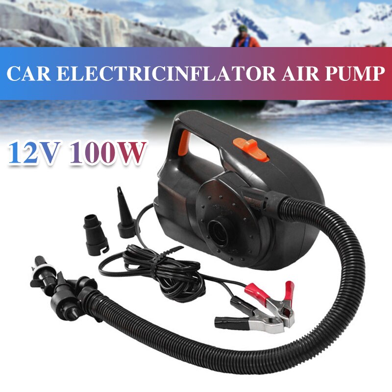 12V 100W Car Rechargable Pump Electric Inflatable ... – Vicedeal