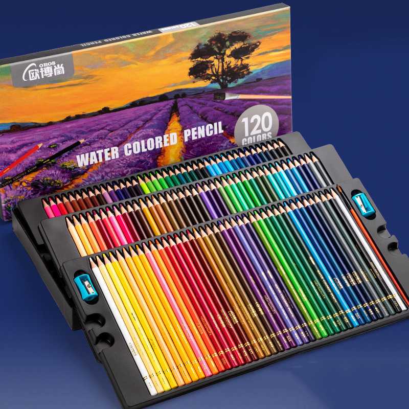 48/72/120/200 Colors Watercolor Pencils Soluble Dr... – Grandado