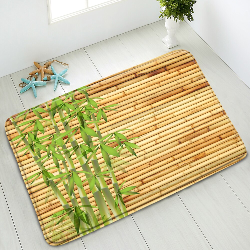 Bamboe Groene Planten Non-Slip Mat Badkamer Slaapk... – Vicedeal