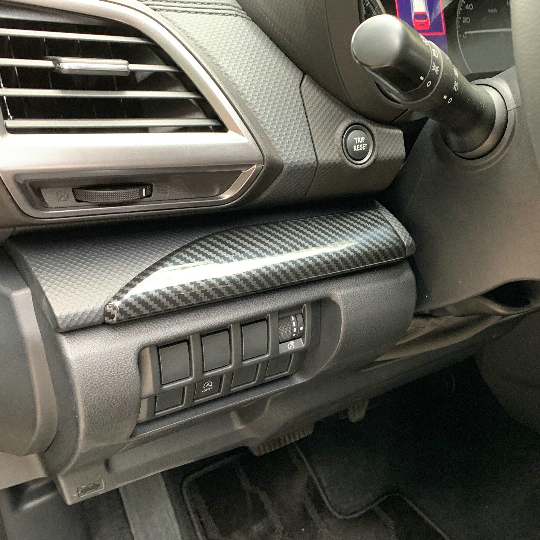 Carbon Fiber LHD Interior Dashboard Trims Strips A... – Grandado