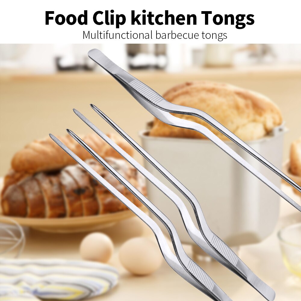 Multi-Purpose Kitchen Tongs BBQ Food Tweezer Clip ... – Grandado