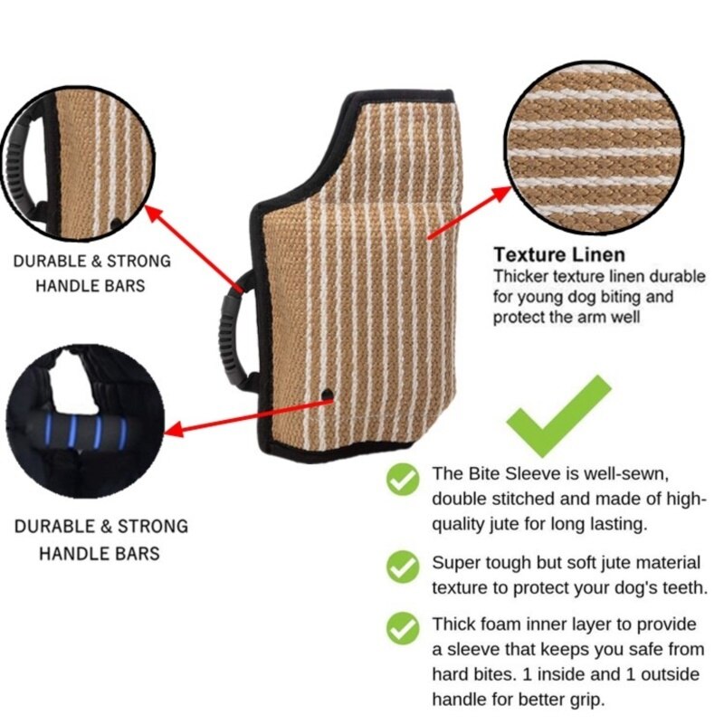 Strong Pull Dog Bite Sleeve Dogs Puppy Training Tu... – Grandado