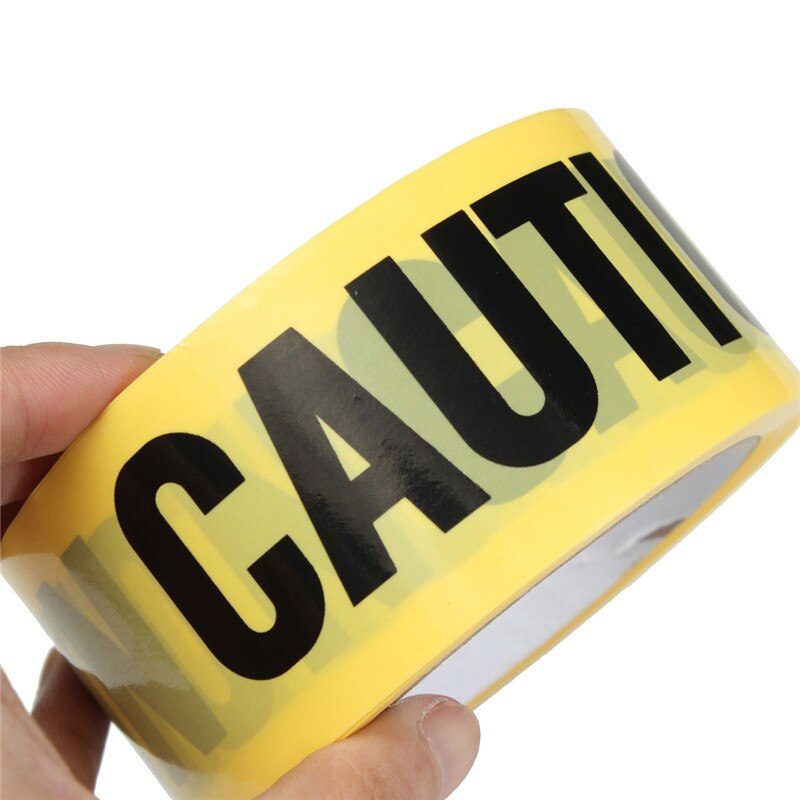 25mx5cm Roll Yellow Caution Tape for Safety Barrie... – Vicedeal