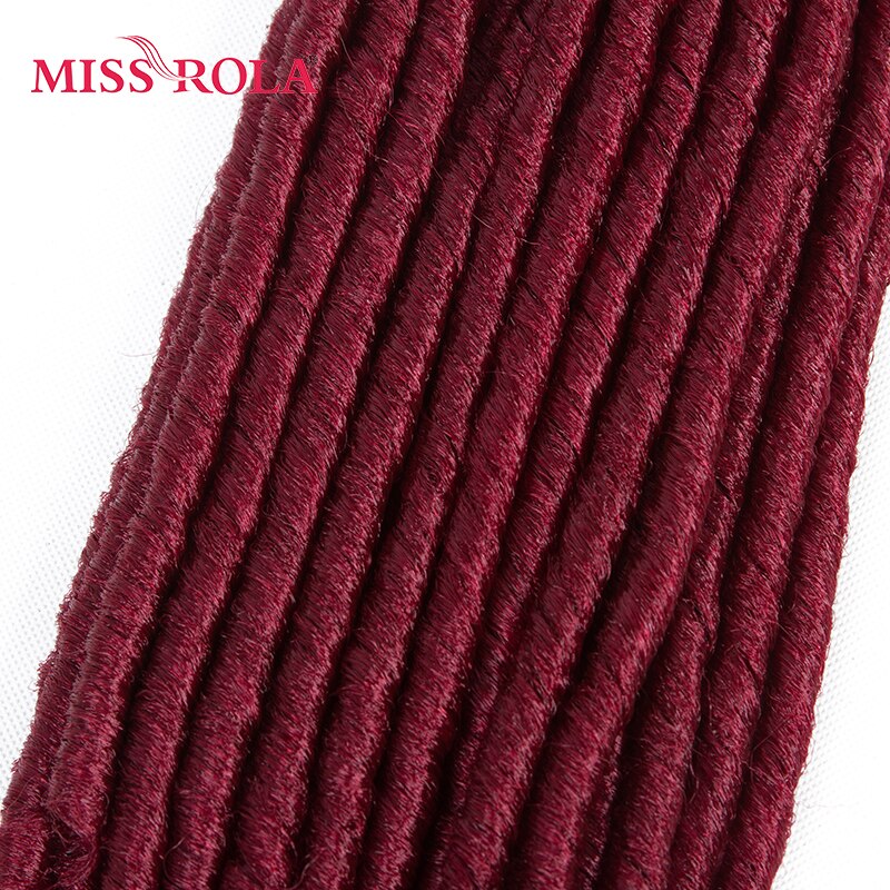 Miss Rola Pure Color 99J# Soft Dread Lock Hair 15r... – Grandado