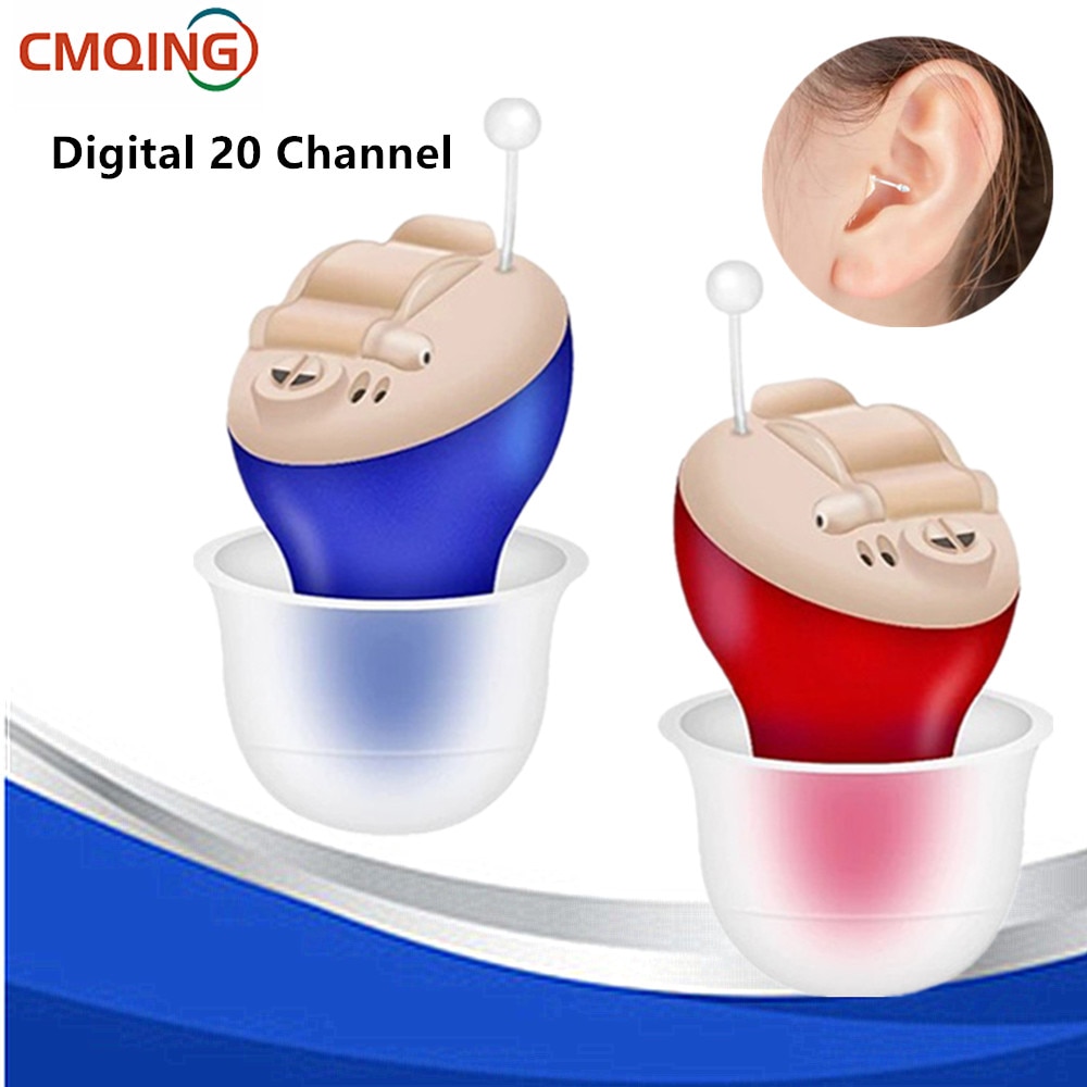 Digital 20 Channel Invisible Hearing Aid CIC Heari... – Grandado