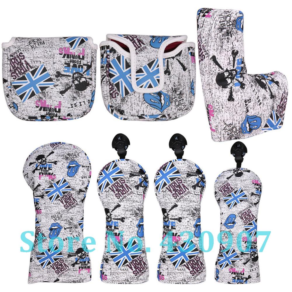 Blue UK Skull Golf Club Driver/Fairway Wood/Hybrid... – Grandado