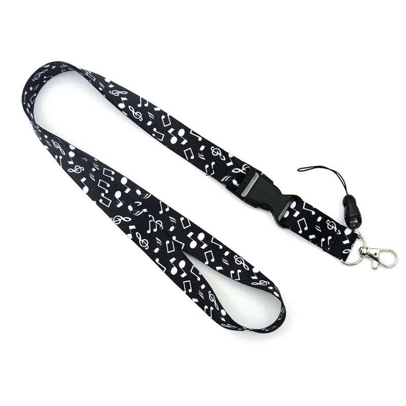 Kawaii Music Note Print Lanyard For keys Phone Nec... – Grandado