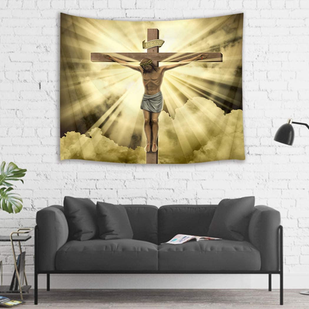 Jesus Christ Crucifix Wall Hanging Christian Cross... – Grandado