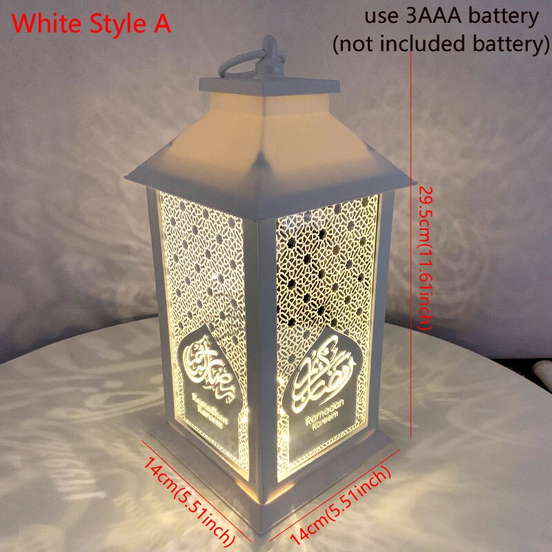 Eid Mubarak Decorative Light LED Wind Lantern Isla... – Vicedeal