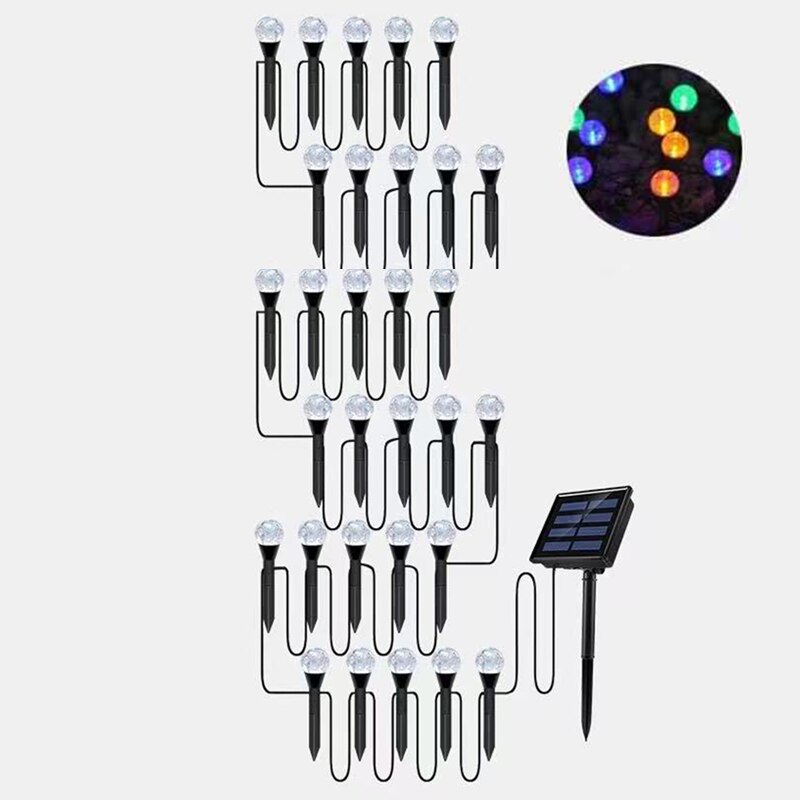 Outdoor Solar Bulb String LED String Fairy Light S... – Grandado