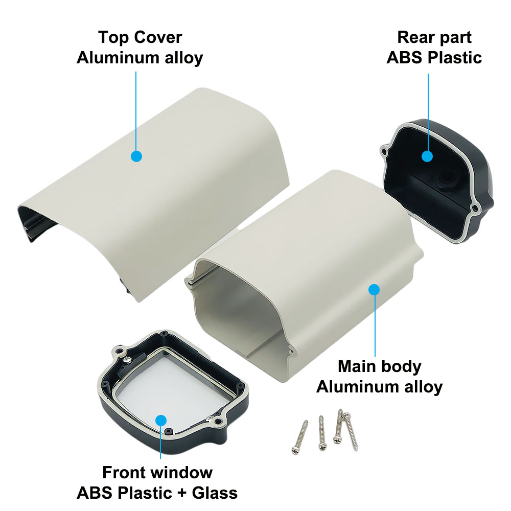 Small Clear Glass Window Surveillance CCTV Camera ... – Grandado