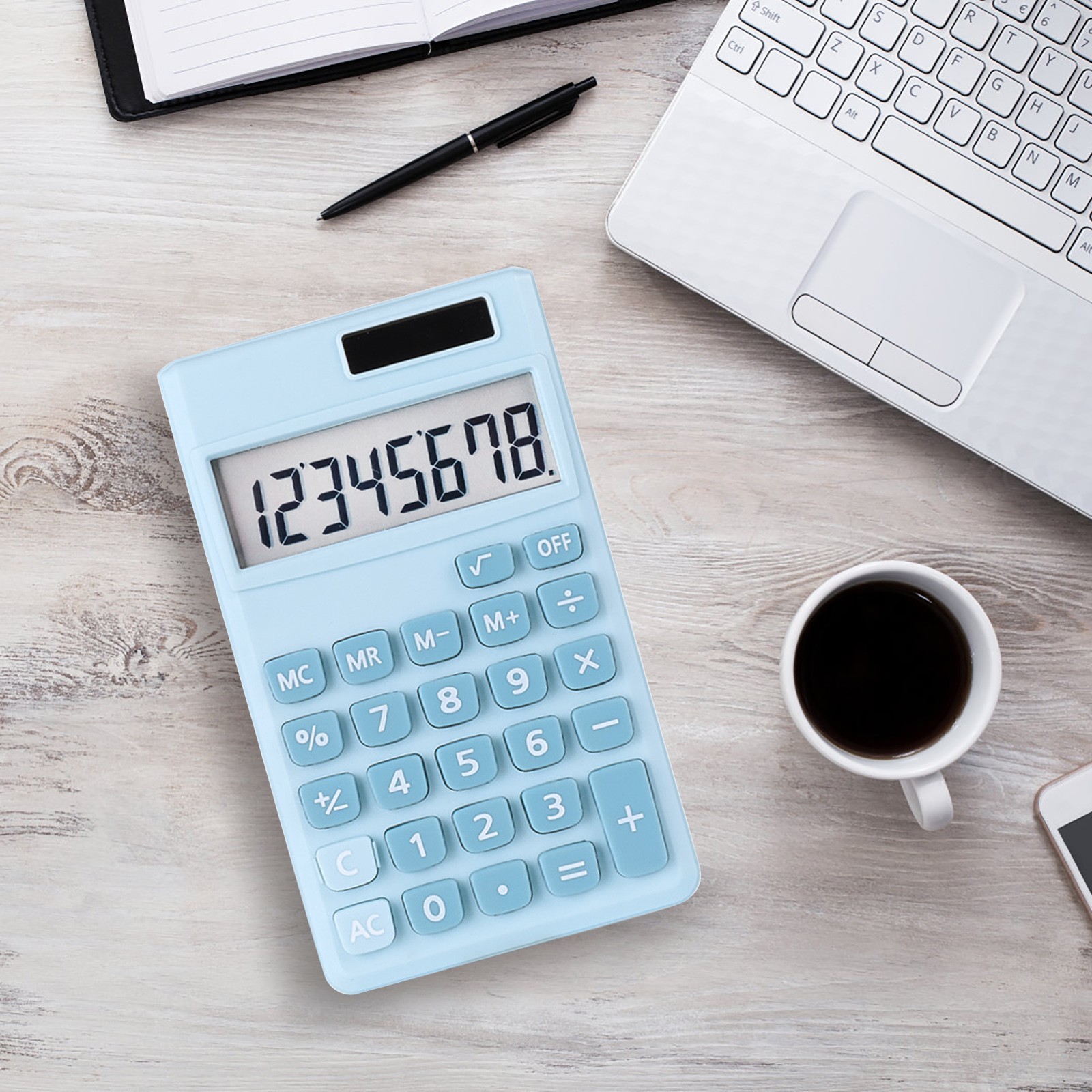 Mini Rekenmachine 8 Cijfers Display Ual Voeding Le... – Vicedeal