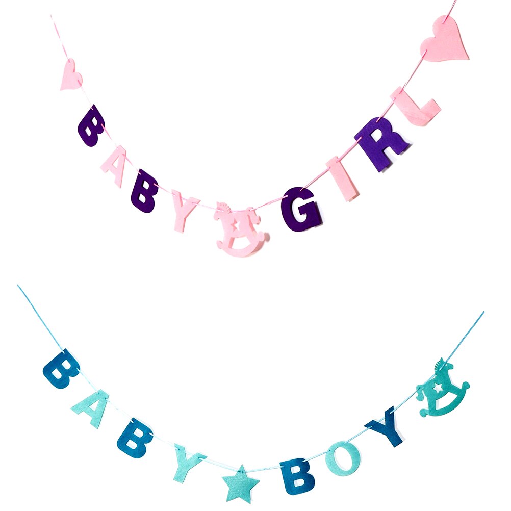 Baby Shower 3M Baby Boy Girl Felt Banner Party Bap... – Vicedeal