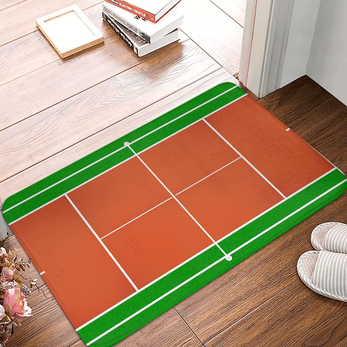 Big Tennis Court Doormat Non-slip Sports Kitchen E... – Vicedeal