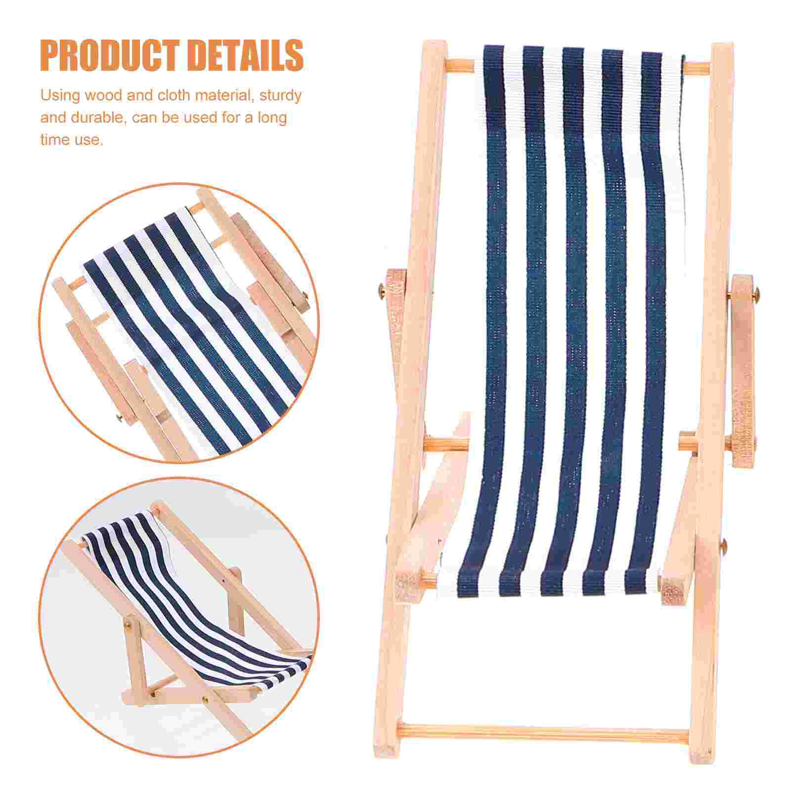 4 Stuks Mini Stoel Modellen Mini Strand Stoel Mini... – Vicedeal