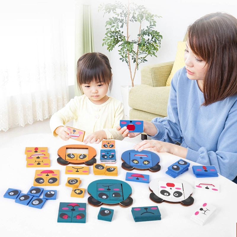 4.13x3.74in Expressions Matching Puzzle Educationa... – Grandado