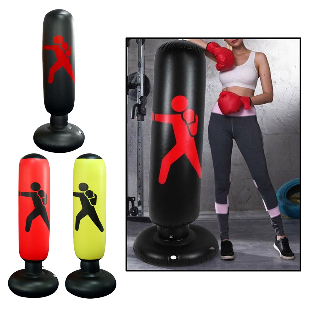 Saco de boxeo inflable para adultos y niños, bolsa... – Grandado