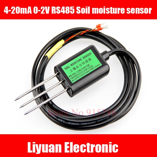 1Pcs RS485 Bodemvochtsensor 4-20mA 0-2V Uitgangssp... – Vicedeal
