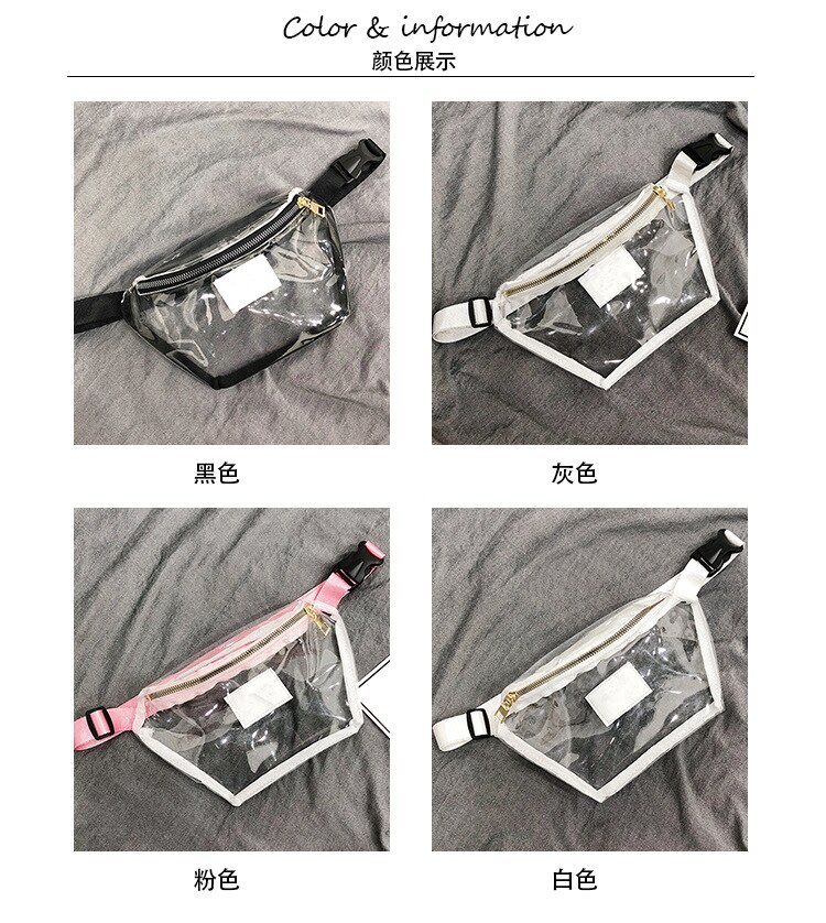 Women Bag PVC Mini Transparent Clear Tote For Lady... – Grandado