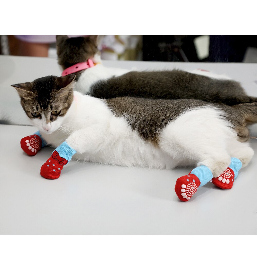 Pet Socks Breathable Non-slip Cotton Dogs Puppy Ca... – Vicedeal