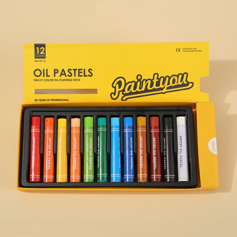 Heavy Color Oil Painting Stick 12/18/24/36 Color A... – Vicedeal