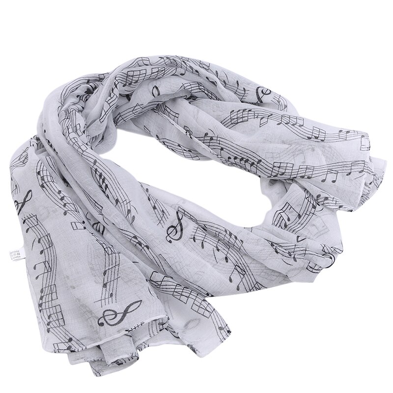 Special Price Women Musical Note Chiffon Neck Scar... – Vicedeal