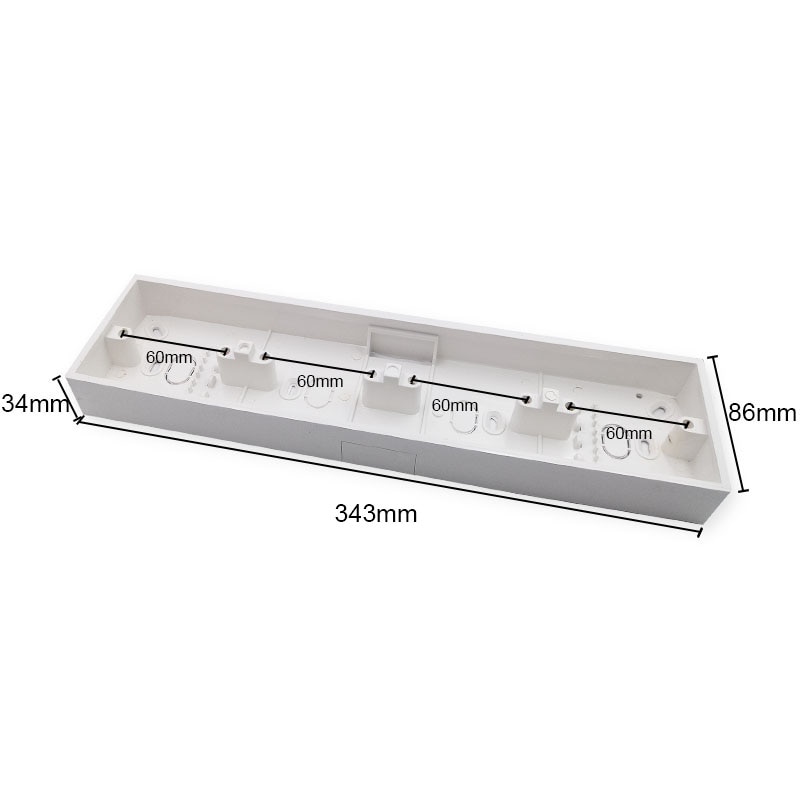 4-gang External Wall Mount Switch Junction Box 343... – Grandado