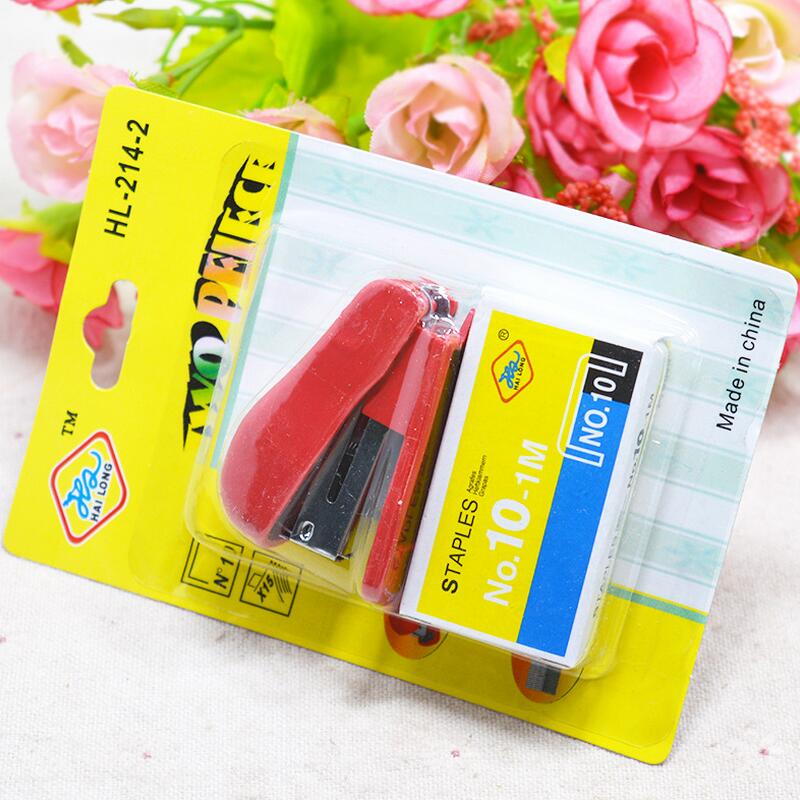Random Color Mini Atapler+Plastic Staple Set 10# N... – Grandado